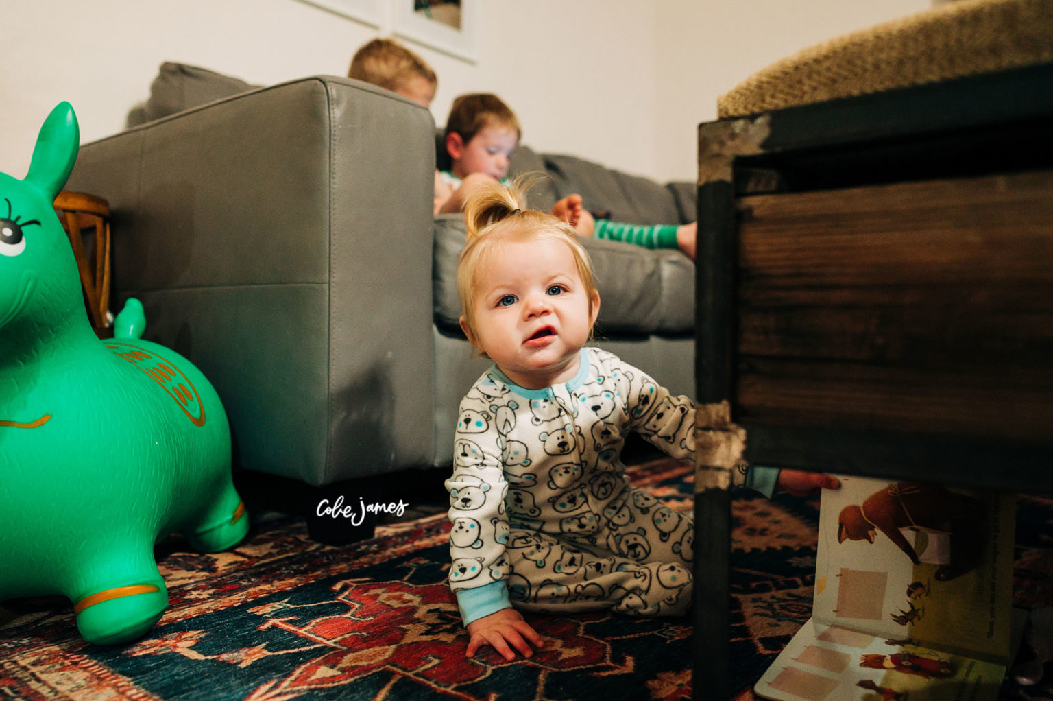 Phoenix Documentary Family Photography - Let's sing happy birthday!